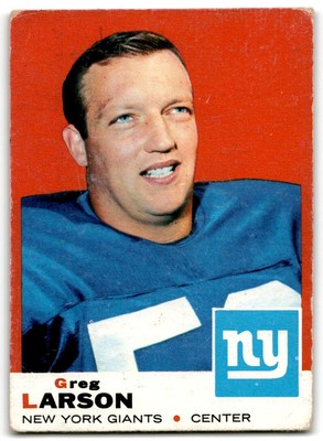 1969 Topps Greg Larson Set Builder Poor to Fair Condition Look! New ...