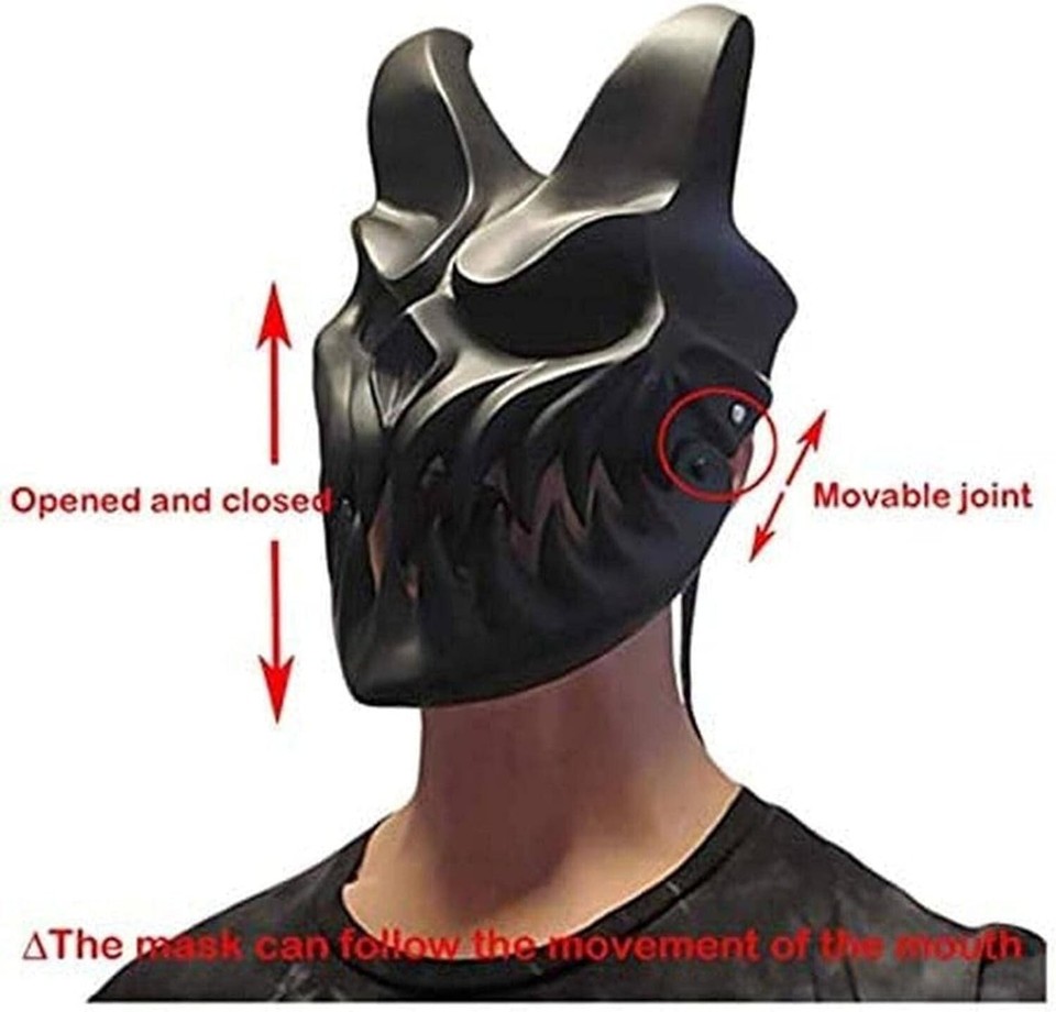 Demon Resin Mask Slaughter To Prevail Devil Darkness Demolisher Costume ...