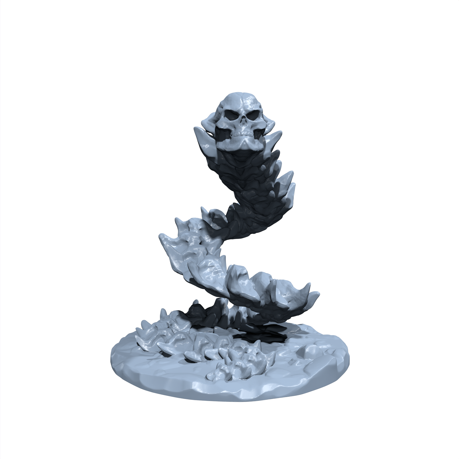 Necrophidius | Bone Naga | Miniature for Tabletop games like D&D and ...