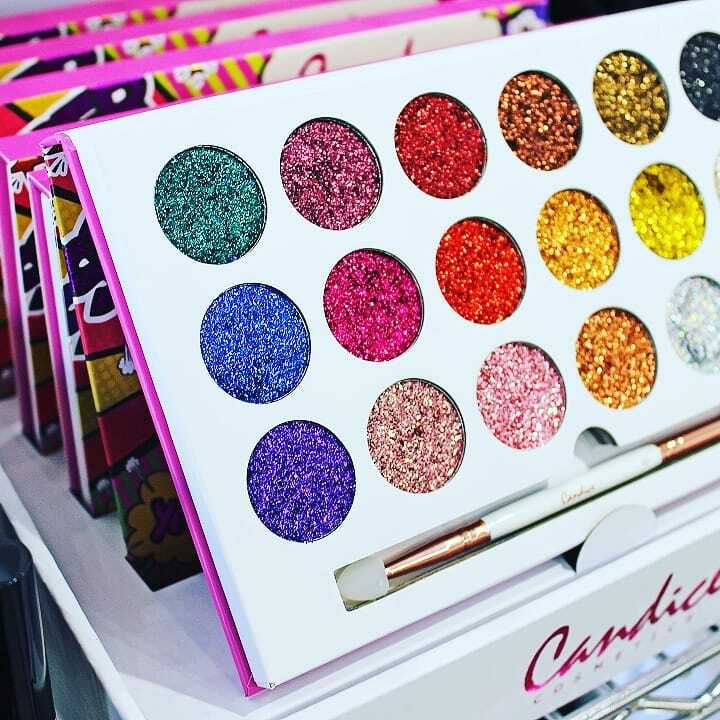 Candice Cosmetics Pressed Glitter Eyeshadow Palette 18 Colors for sale ...