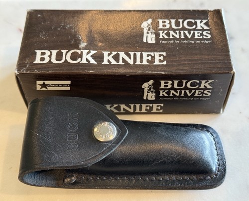 VINTAGE BUCK 110 SHEATH ONLY USED IN BOX | eBay