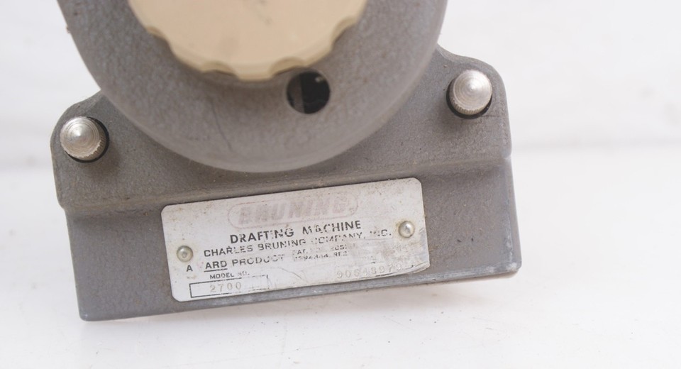 Vintage Charles Bruning Drafting Machine Model 2700 Good Condition | eBay