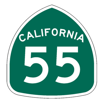 California State Route 55 Sticker Decal R1008 Highway Sign Road Sign | eBay