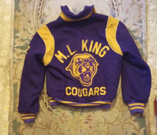 Vintage Martin Luther King Cougars High School Jacket. Wow! Size 36 | eBay