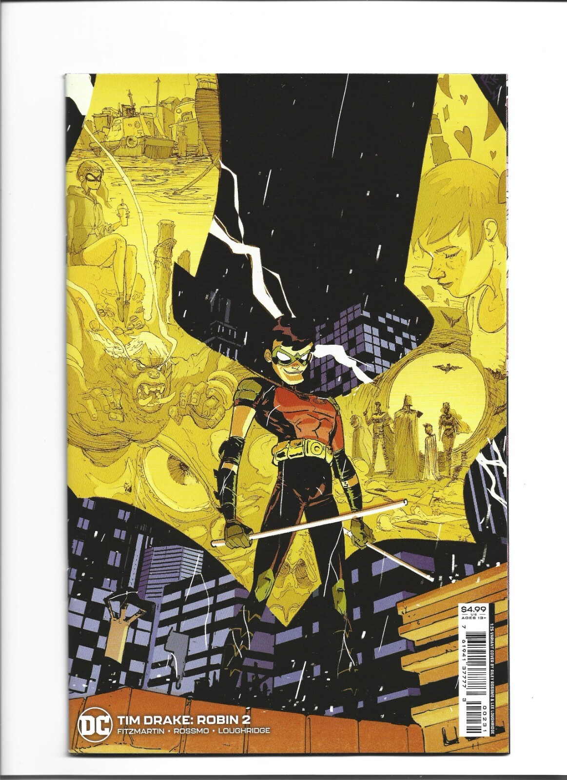 Tim Drake Robin #2 1:25 DC Comics 2022 Riley Rossmo Incentive Variant ...