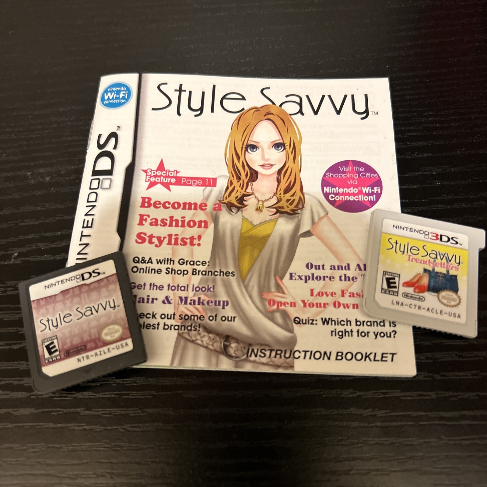 Lot Of 2 Games: Style Savvy Cartridge Only + Manual & Style Savvy ...
