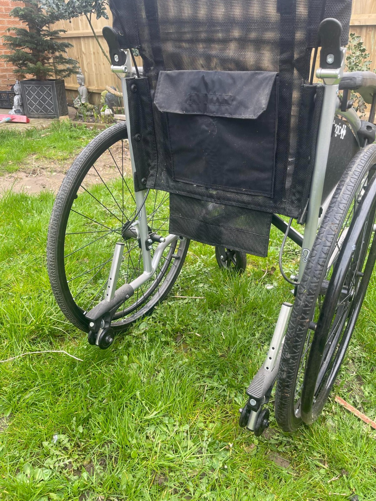 Excel G-Logic Lightweight Transit Wheelchair 18" | eBay UK