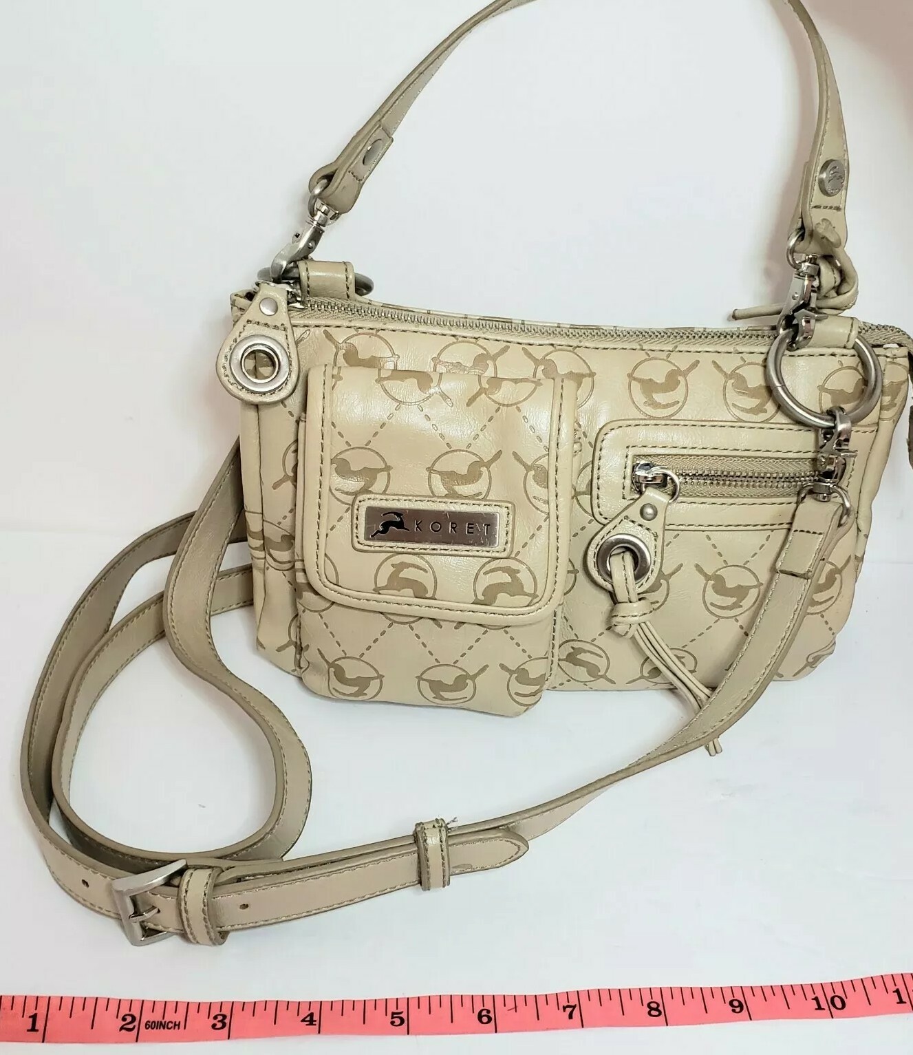 Vintage Koret Crossbody Pocketbook. Very RARE Gazelle… - Gem