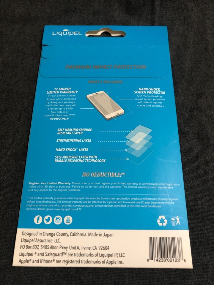 Safeguard Screen Protection for iPhone 6+ 6s+ | eBay
