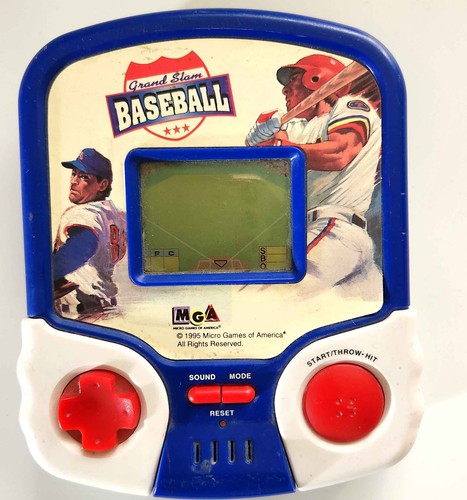 Vintage Grand Slam Baseball Handheld Game 1995 Micro Games Of America ...