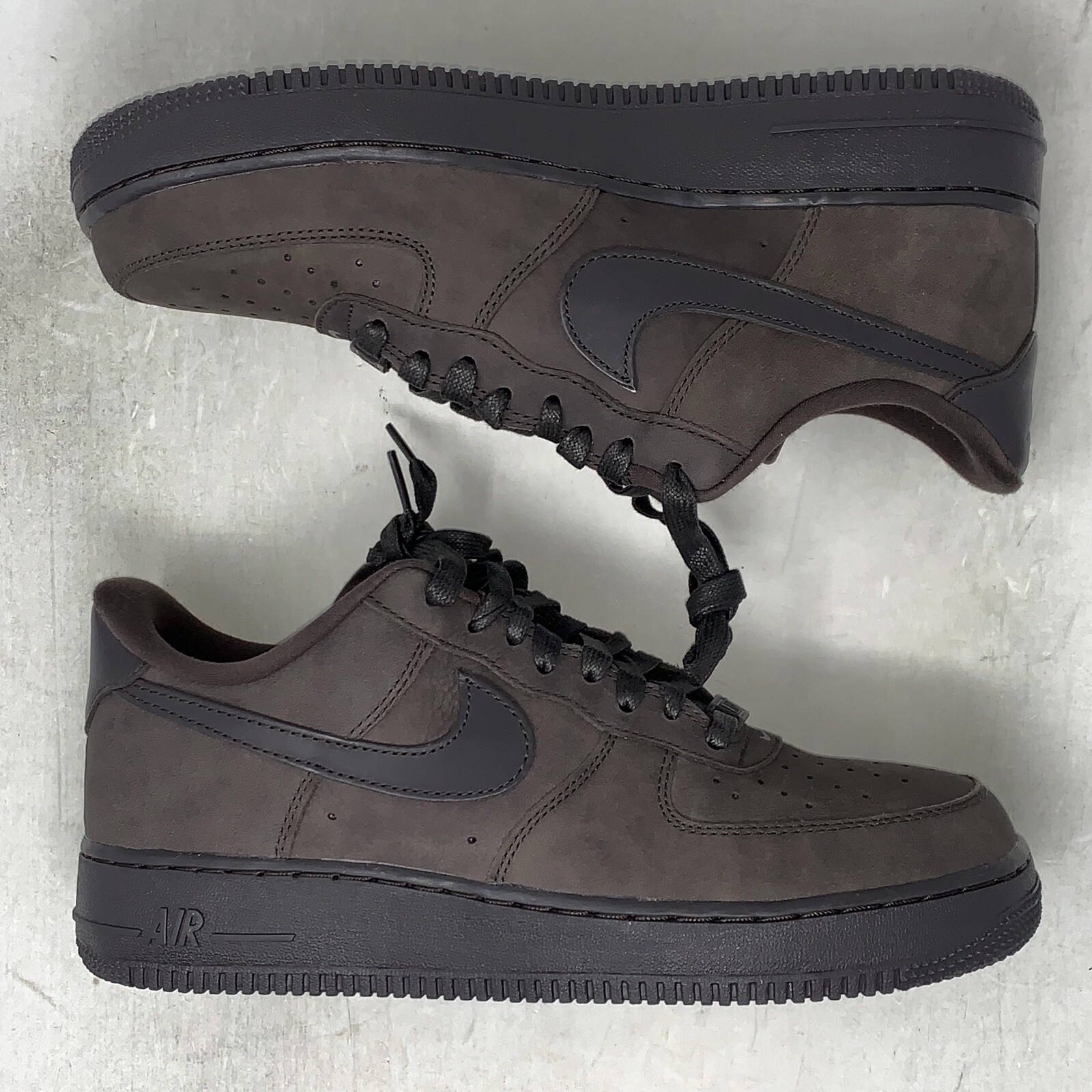 Nike Air Force 1 Velvet Mocha Brown Sneaker, Size 10.5 / 9M BNIB DR9503 ...