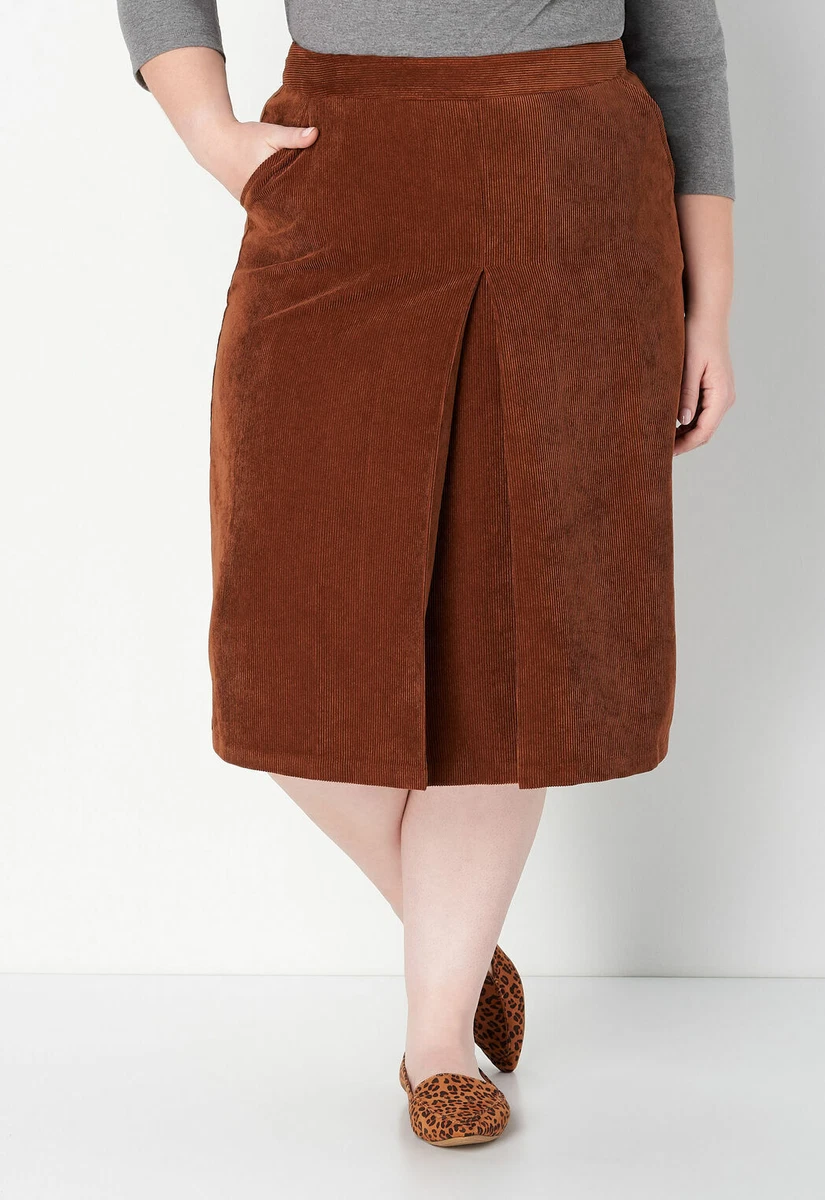 Inverted Box Pleat Skirt