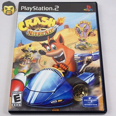 Crash Nitro Kart PS2 CIB (Sony PlayStation 2) Black Label Complete with ...