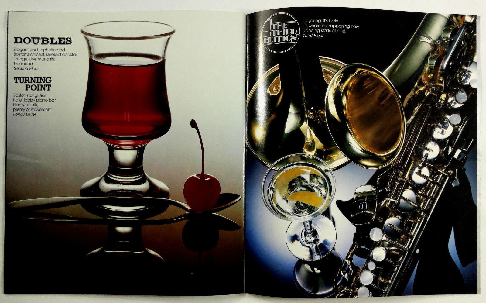 1981 Vintage Room Service & Wine Photo Menu SHERATON BOSTON HOTEL ...