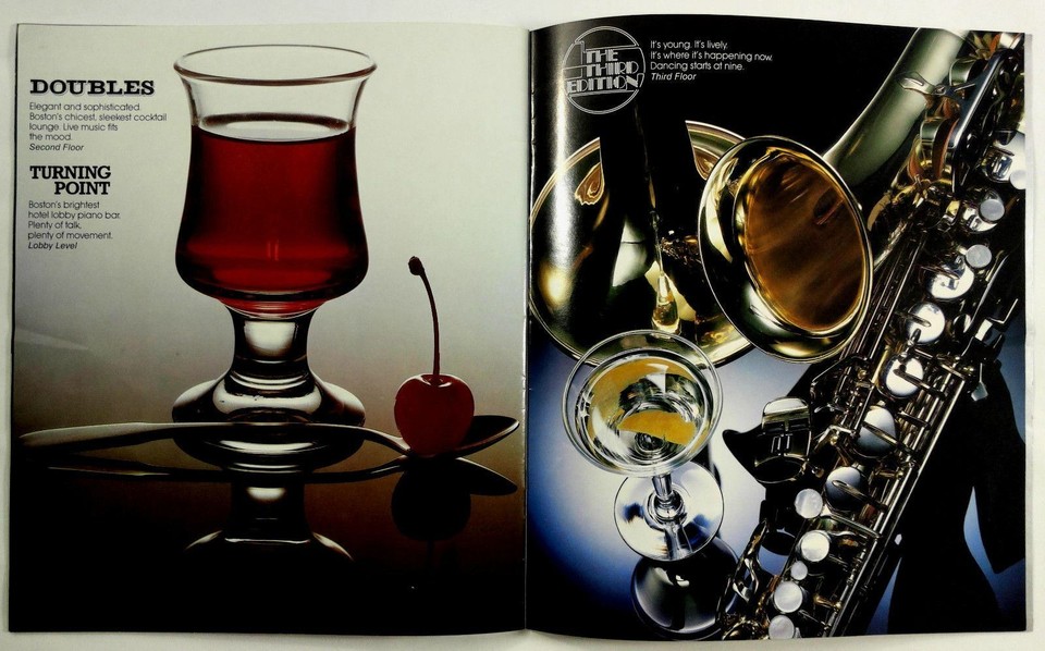 1981 Vintage Room Service & Wine Photo Menu SHERATON BOSTON HOTEL ...