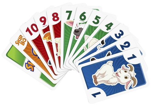 Skip Bo Junior Card Game in with 2 Levels of Play, 112 Cards ...