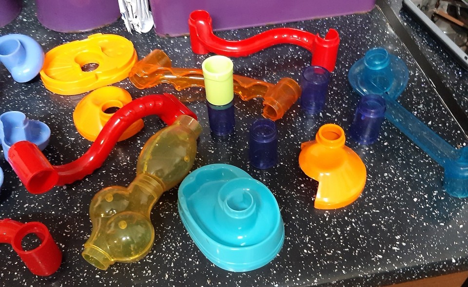 Large Colourful Marble Run Set | eBay UK