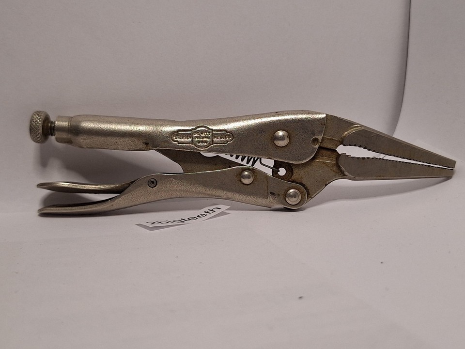 6.5" Inch Locking Pliers Long Needle Nose Pliers Lock Vise Grip Clamp ...
