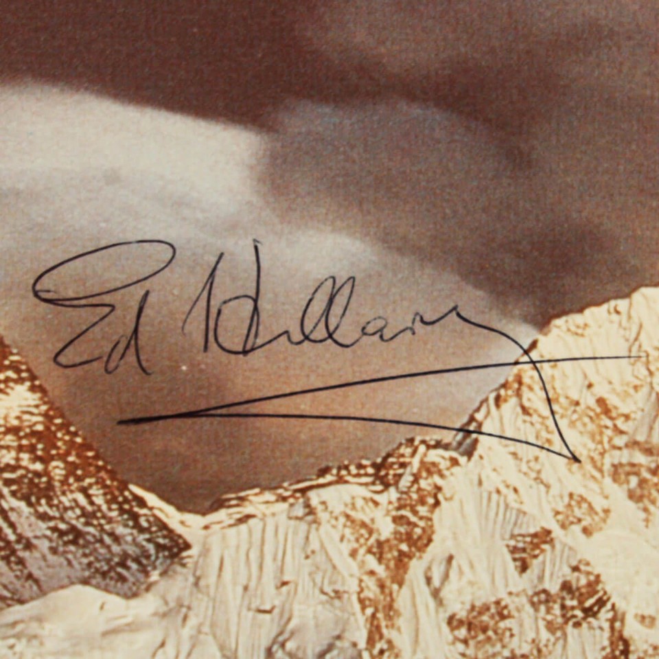 Edmund Hillary Signed Photo 8x10 - COA JSA | eBay