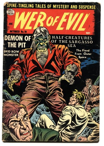 Web of Evil #19 1954 - Quality -VG - Comic Book | eBay