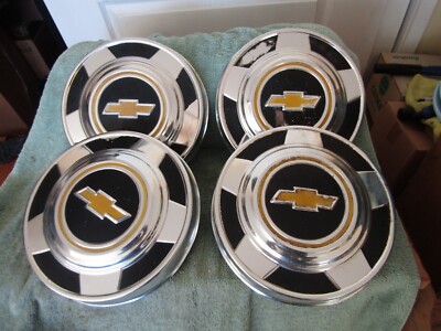 Chevrolet Truck Hub Caps OEM GM 1/2 Ton C10 Van 1973 to 1987 Dog Dish ...