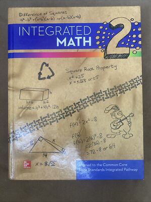 Integrated Math, Course 2, Student Edition by McGraw Hill (2022 ...