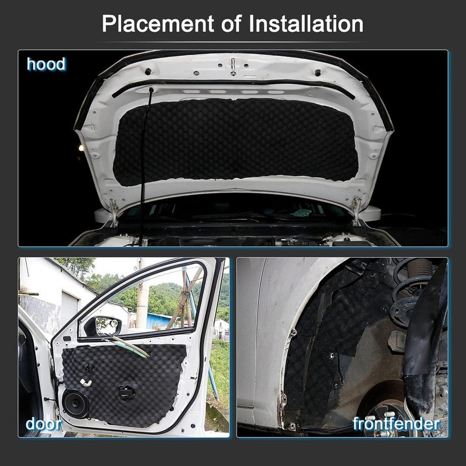 Acoustic Foam Wall Panels Studio Sound Proofing Egg Shell Insulation ...