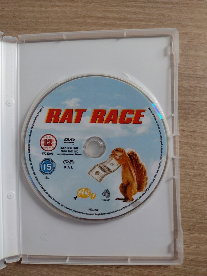 Rat Race DVD Rowan Atkinson John Cleese Whoopi Goldberg Seth Green ...