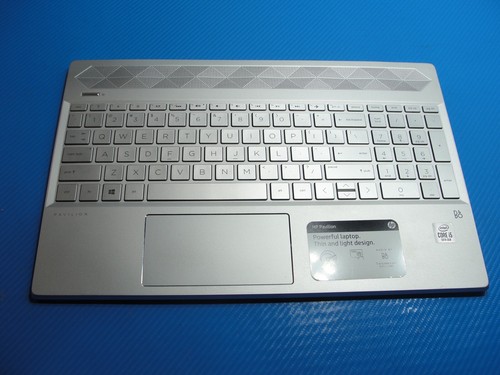 HP Pavilion 15-cs3153cl 15.6" Palmrest w/Backlit Keyboard Touchpad ...