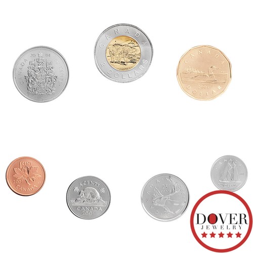 2001 Royal Canadian Mint Specimen Set Mixed Metal Coin Proof Set NR | eBay
