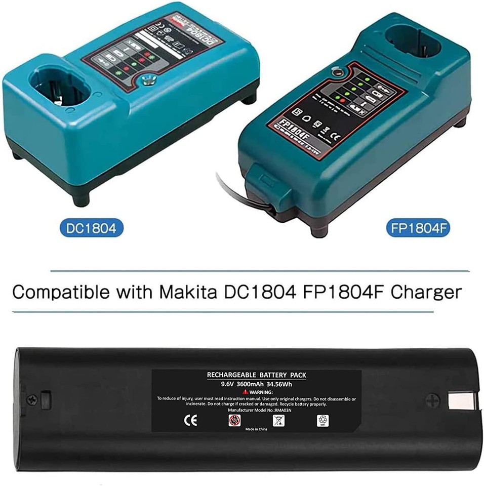 2/4Pack for MAKITA 9.6 VOLT 3.6Ah Battery 9000 9001 632007-4 191681-2 9033 9102 | eBay