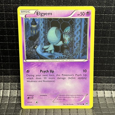 Elgyem #73/162 BREAKthrough Common Pokemon Card | eBay