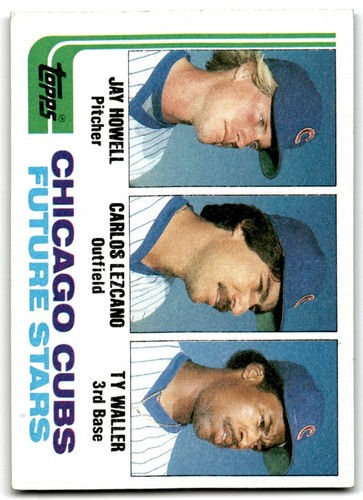 1982 Topps Cubs Future Stars - Jay Howell/Carlos Lezcano/Ty Waller ...
