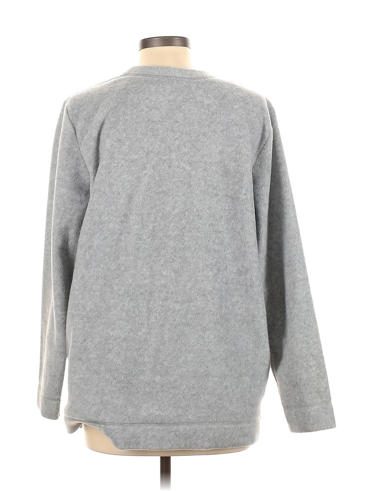 Quacker Factory Women Gray Pullover Sweater L | eBay