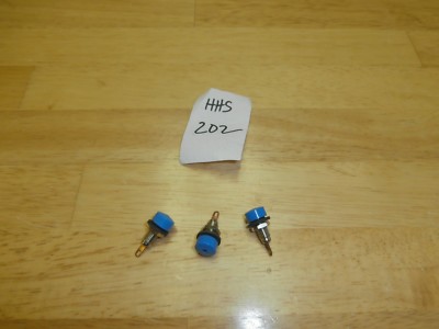 Lot/3 HH Smith 202 Blue Insulated Tip Jack Test Point,NOS | eBay