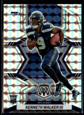 2022 Panini Mosiac Mosiac Silver Prizm Kenneth Walker III Rookie ...