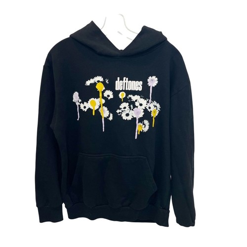 Deftones 2025 Tour Sweatshirt Hoodie Black Flower Daisy Drip Merch ...