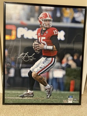 Carson Beck Georgia Bulldogs Signed 16x20 COA | eBay