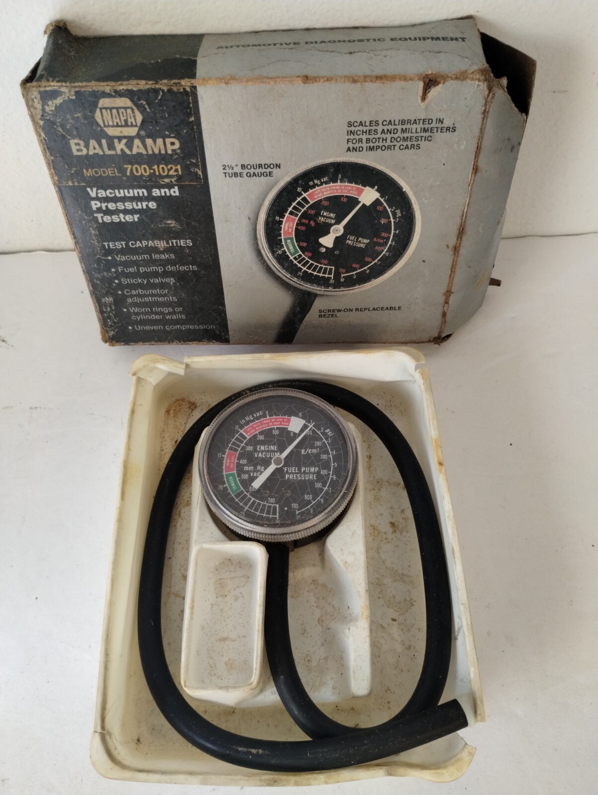 NAPA Balkamp - Fuel Pump Vacuum and Pressure Tester for sale online | eBay