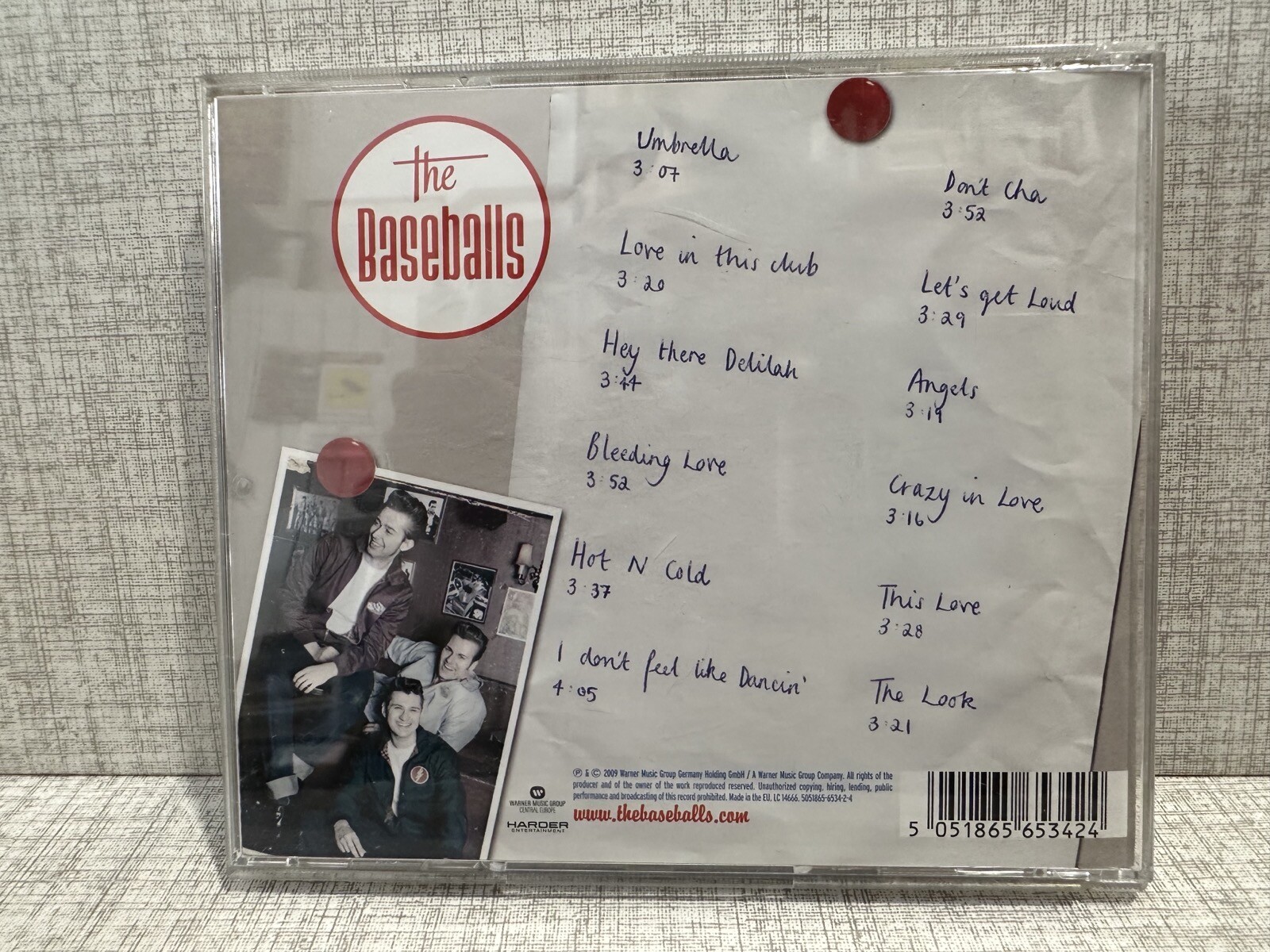 STRIKE The Baseballs 2009 Warner Music Group CD | eBay UK