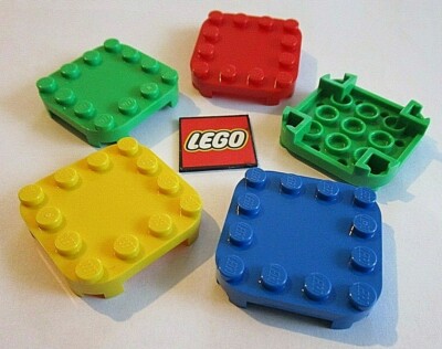 Lego Super Mario Base Plate 4x4 x2/3 Circle with Reduced Knobs (66792 ...