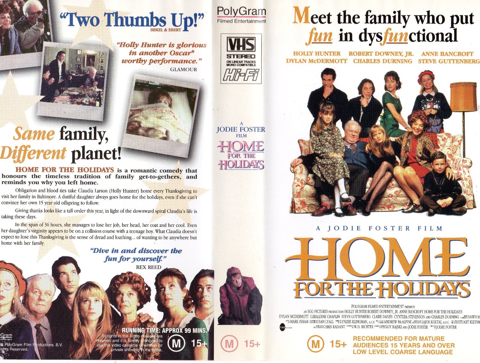 HOME FOR THE HOLIDAYS - VHS - PAL - NEW - Never played! - Original Oz ...