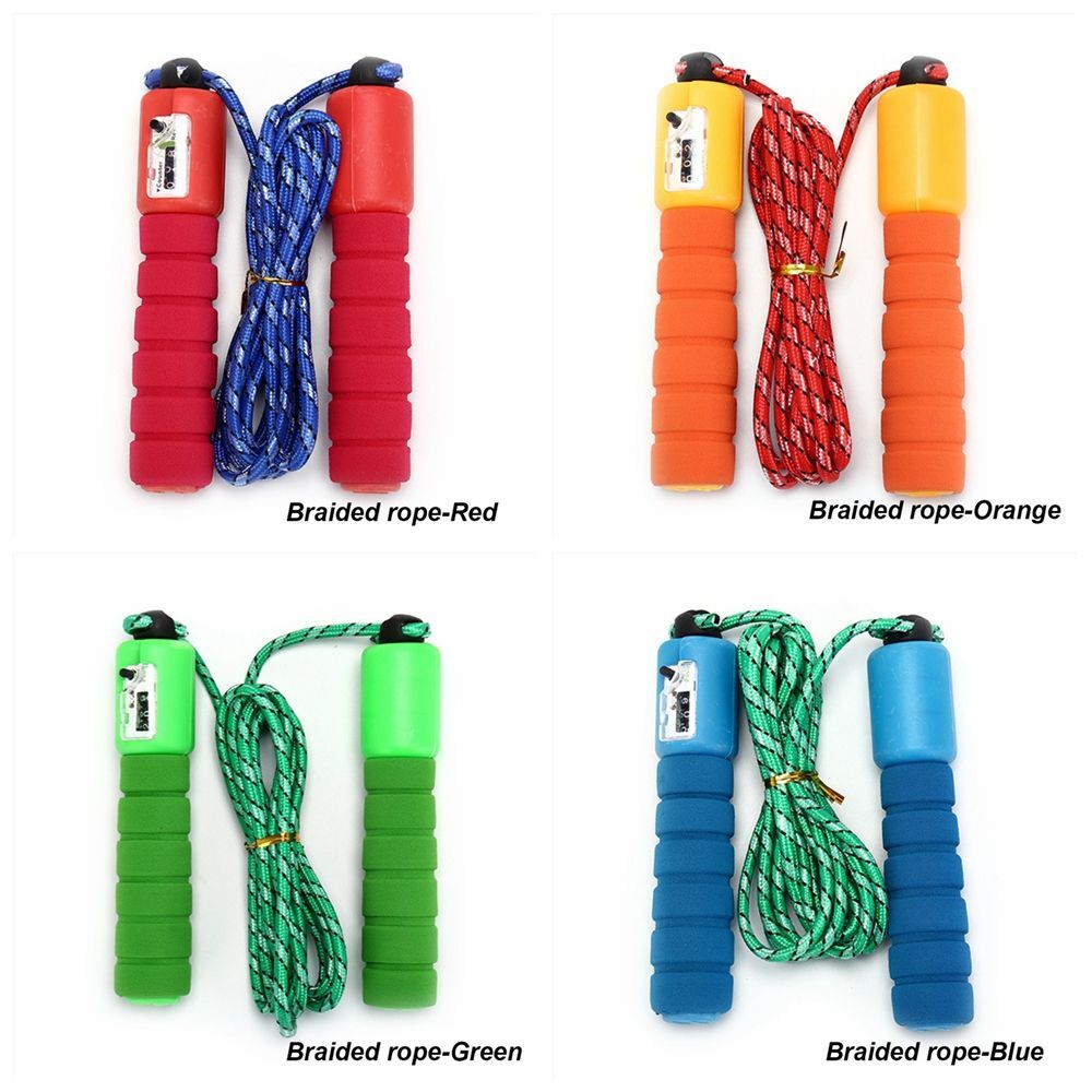 Fitness Accessories Anti Slip Handle Electronic Counting Jump Ropes ...