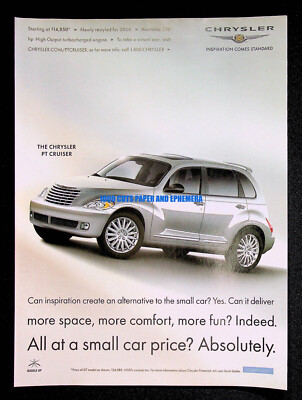Chrysler PT Cruiser 2005 Trade Print Magazine Ad Poster ADVERT | eBay