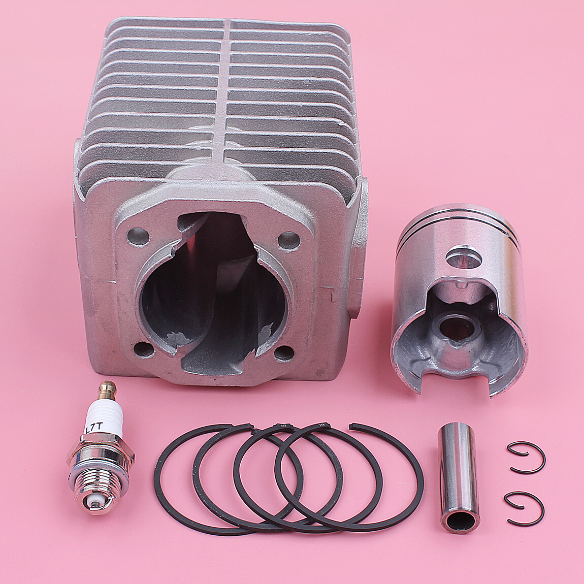 45mm Cylinder Piston w Ring Spark Plug Kit For Wacker WM80 BS500 BS502 ...