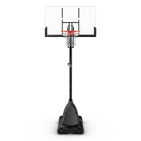 Spalding 54" Portable Basketball System Adjustable Hoop Backboard ...