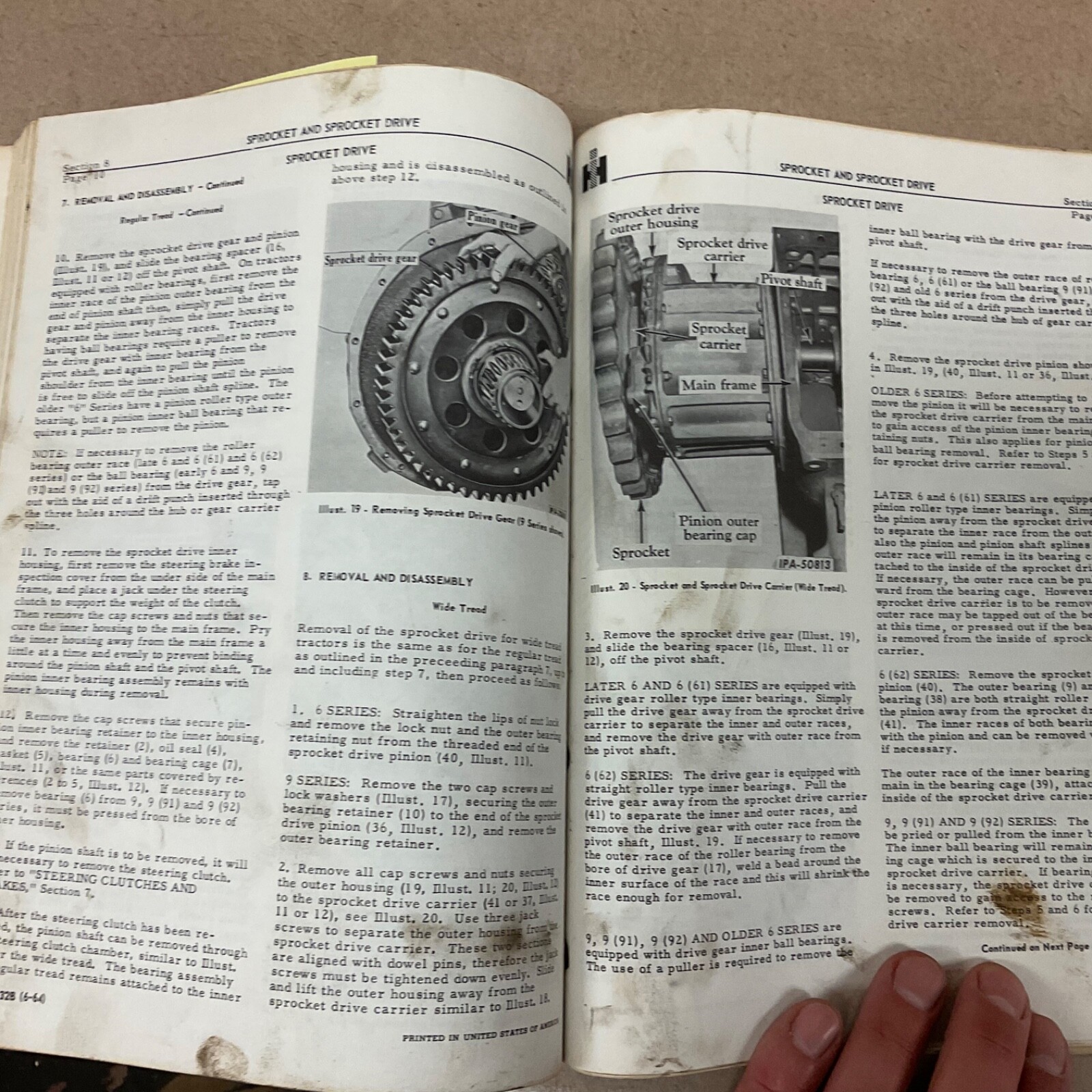 International IH T/TD-6 T-9 TD9 TRACTOR SERVICE SHOP REPAIR MANUAL ...