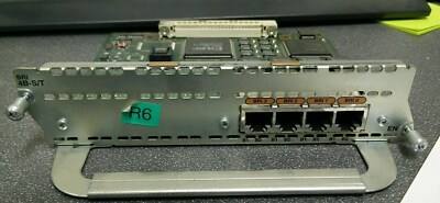 Cisco NM-4B-S/T 4-Port ISDN BRI Network Module 1 Year Warranty Quantity ...