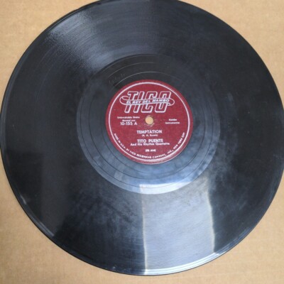 Tito Puente LATIN mambo 78 TEMPTATION b/w AUTUMN LEAVES on STRONG VG+ ...