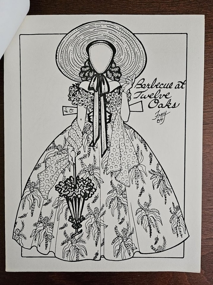 1984 Pat Frey Paper Doll Booklet - Gone with the Wind - Katie Scarlett O'Hara | eBay